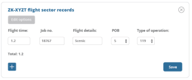 FlightCert | Flight notes - customise operational flight notes